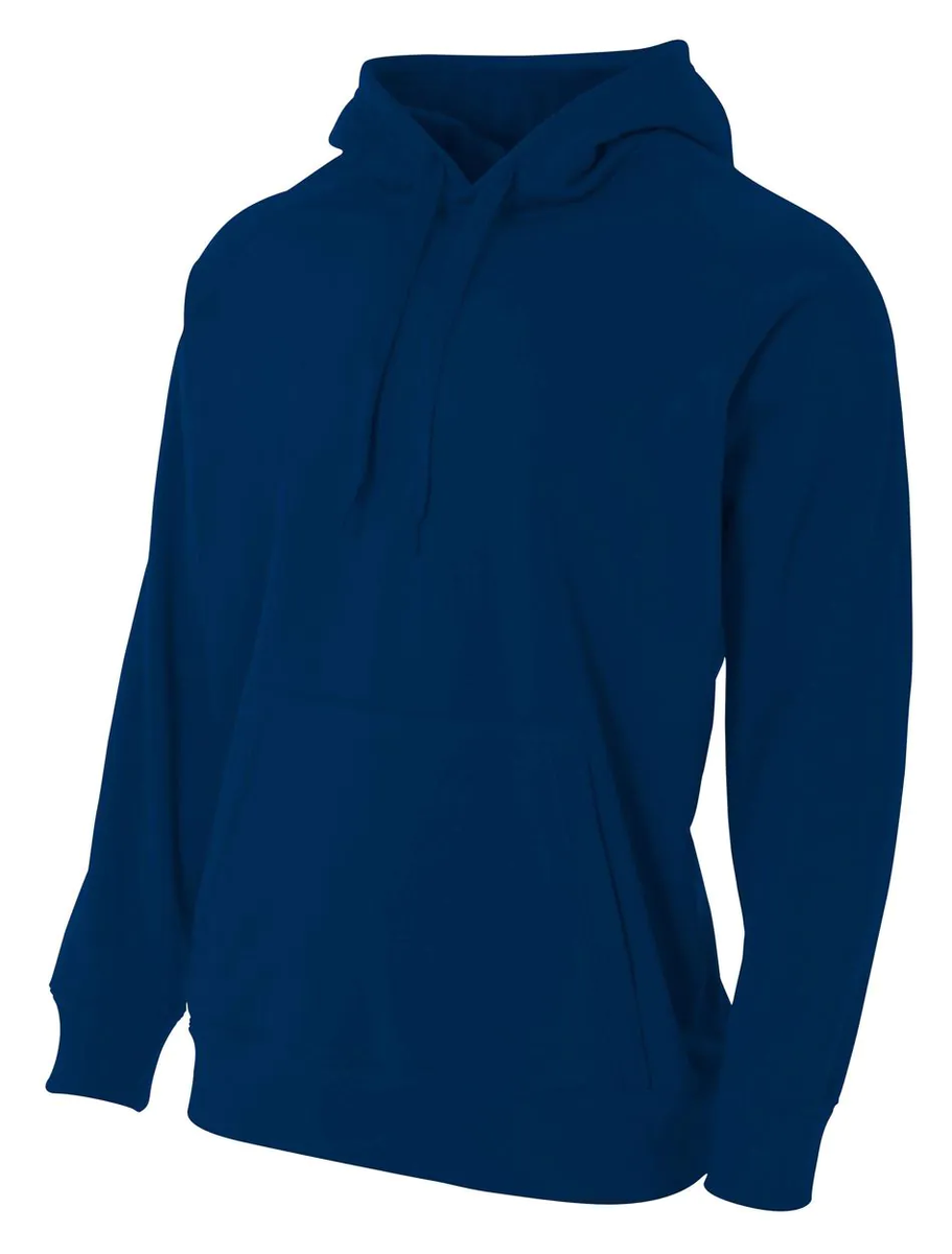 Solid Tech Fleece Hoodie – Your Logo Print