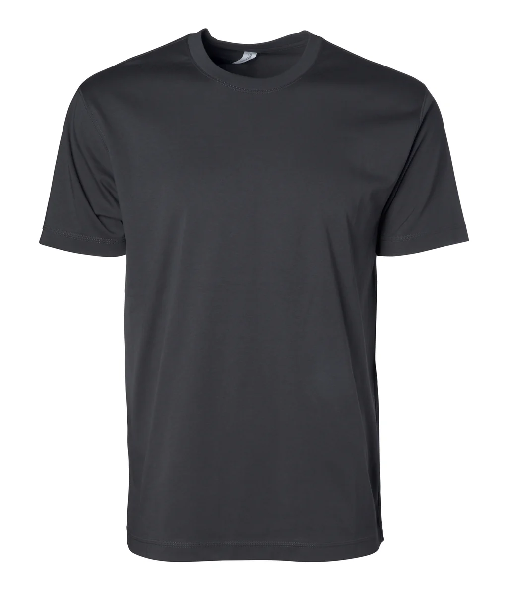 LUX Interlock Heavyweight Combed Cotton T-Shirt Asphalt – Your Logo Print